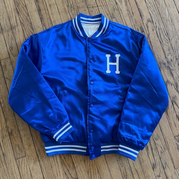 HUF | Jackets & Coats | Huf Reversible Bomber Varsity Jacket | Poshmark